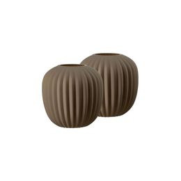 Ritzenhoff & Breker Ritzenhoff & Breker 2er Set Vasen Laura 22 cm in braun | Gr.: onesize