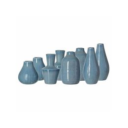 Ritzenhoff & Breker Ritzenhoff & Breker 8er Set Vasen Granna 14,5 cm in blau | Gr.: onesize