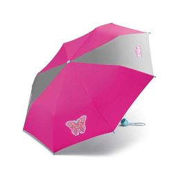 Scout Kinder Regenschirm Taschenschirm Reflektionsflächen leicht Schmetterling | Gr.: onesize