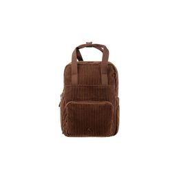 Prato SC15 zeitloser Rucksack aus Breitcord in mocha | Gr.: onesize