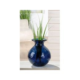 Gilde Vase "Pietro" dunkelblau - (H) 33 cm | Gr.: onesize