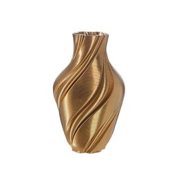 Gilde Vase Fold goldfarben - (H) 26,5 cm | Gr.: onesize