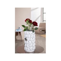 Gilde Vase Hearts weiß - (H) 31,5 cm | Gr.: onesize