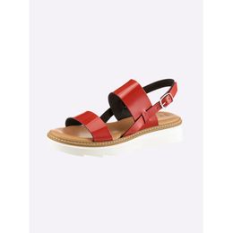 Heine Sandale in rot | Gr.: 38