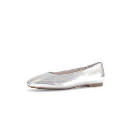 Gabor Elegante Ballerinas in silber | Gr.: 38,5