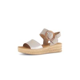 Gabor Plateau Sandalen in beige | Gr.: 40