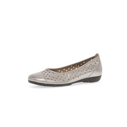 Gabor Sportliche Ballerinas in silber | Gr.: 36
