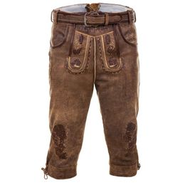 Edelnice Trachtenlederhose Kniebundhose Thomas in braun | Gr.: 46