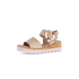 Gabor Plateau Sandalen in beige | Gr.: 43