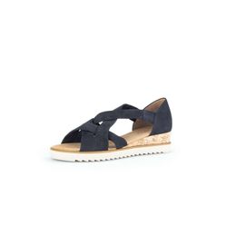 Gabor Plateau Sandalen in blau | Gr.: 40,5