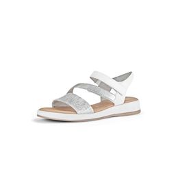 Gabor Riemchensandalen in silber | Gr.: 40