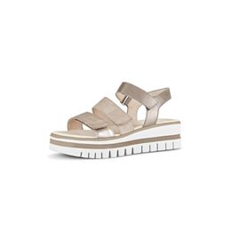 Gabor Plateau Sandalen in beige | Gr.: 40,5