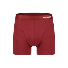 Pockies Boxershorts 'Burgundy Briefs' Herren Gr&ouml;&szlig;e XXL rot / wei&szlig;