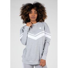 Gorilla Wear Sweatshirt in Übergröße - Hailey - Grau Meliert | Gr.: XS