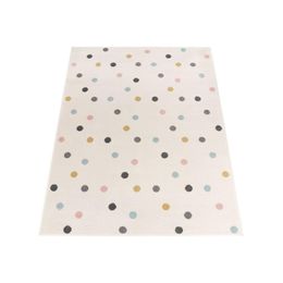 KADIMA DESIGN Kinderteppich Punkte Kinderzimmer in Mehrfarbig | Gr.: 160 x 220 cm