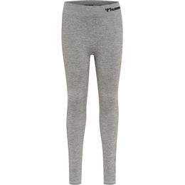 Hummel Verstellbare Taille Leggings Hmlci M&auml;dchen in GREY MELANGE | Gr.: 122/134