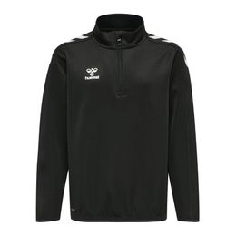 Hummel Halbrei&szlig;verschluss Sweatshirt Hmlcore Kinder in BLACK/BLACK | Gr.: 128