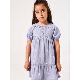 Garcia Kleid M&auml;dchen Gr&ouml;&szlig;e 92/98 hellblau / wei&szlig;