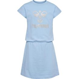 Hummel Verstellbare Taille Kleid Hmlflowy M&auml;dchen in CERULEAN | Gr.: 104