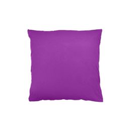 Traumschloss Exclusiv Edel-Jersey Kissenbezug in violett | Gr.: 80x80 cm