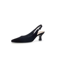 Gabor Fashion Slingpumps in schwarz | Gr.: 39