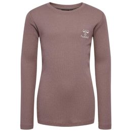 Hummel T-Shirt Hmlreve M&auml;dchen in DEEP TAUPE | Gr.: 104
