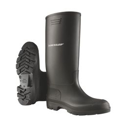 Dunlop Gummistiefel Pricemastor in schwarz in schwarz | Gr.: 43