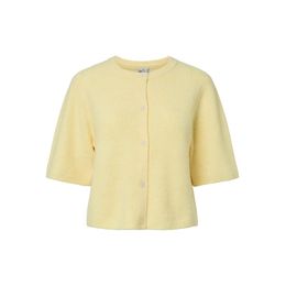 Pieces Strickjacke in Pale Banana | Gr.: S
