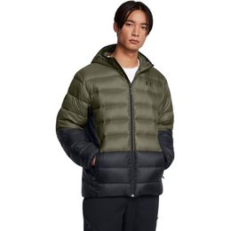 Under Armour Softshelljacke "Legend Down Hooded Jacket" in Gr&uuml;n | Gr.: 3XL