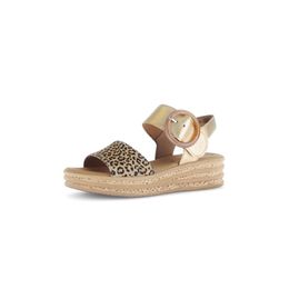 Gabor Plateau Sandalen in beige | Gr.: 39