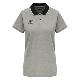 Hummel Polo Hmlmove Damen in GREY MELANGE | Gr.: M