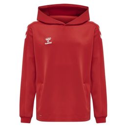 Hummel Verstellbare Taille Kapuzenpullover Hmlcore Kinder in TRUE RED | Gr.: 128