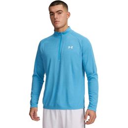 Under Armour Longsleeve "Tech Textured 1/2 Zip" in Blau | Gr.: XL