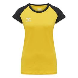 Hummel T-Shirt Raglan&auml;rmel Hmlcore Damen in BLAZING YELLOW | Gr.: L