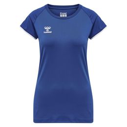 Hummel T-Shirt Raglan&auml;rmel Hmlcore Damen in TRUE BLUE | Gr.: XXL