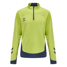 Hummel Halbrei&szlig;verschluss Sweatshirt Hmllead Kinder in LIME PUNCH | Gr.: 152