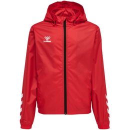 Hummel Rei&szlig;verschluss Jacke Hmlcore Kinder in TRUE RED | Gr.: 140