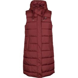 Trespass Weste "Leona Padded Gilet" in Rot | Gr.: XXS