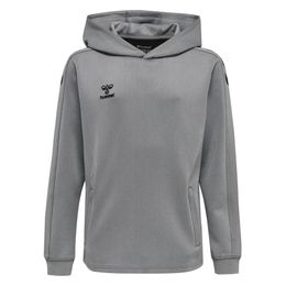 Hummel Verstellbare Taille Kapuzenpullover Hmlcore Kinder in GREY MELANGE | Gr.: 128