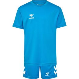 Hummel Kinder Trainingsanzug "Hmllogo Set Kids" in Blau | Gr.: 164