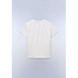 Napapijri T-Shirt "S-Box Logo Ss W 1" in Grau | Gr.: M