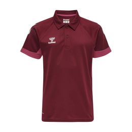 Hummel Polo Raglan&auml;rmel Hmllead Kinder in BIKING RED | Gr.: 152