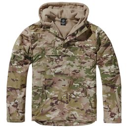 Brandit Hooded Windbreaker m. Fleecefutter tactical camo, Gr&ouml;&szlig;e M