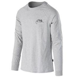 Helikon-Tex Logo Shirt Longsleeve grey melange, Gr&ouml;&szlig;e XXL