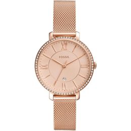 Fossil Uhr 'Jacqueline, ES4628' Damen Gr&ouml;&szlig;e One Size rosegold