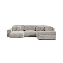 S-STYLE Wohnlandschaft XXL Mollis ¦ grau ¦ Maße (cm): B: 316 H: 77 » Höffner