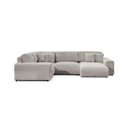 S-STYLE Wohnlandschaft XXL Mollis ¦ grau ¦ Maße (cm): B: 316 H: 77 » Höffner