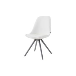 H&ouml;ffner Esszimmerstuhl Laval wei&szlig; Ma&szlig;e (cm): B: 48 H: 84 &raquo; H&ouml;ffner
