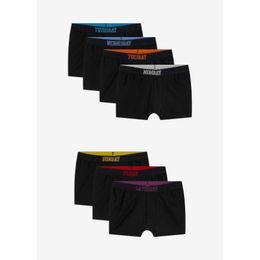 bonprix Boxershorts mit weicher Baumwolle (7er Pack), schwarz, mit Baumwolle