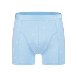 Pockies Boxershorts Herren Gr&ouml;&szlig;e XL hellblau / wei&szlig;